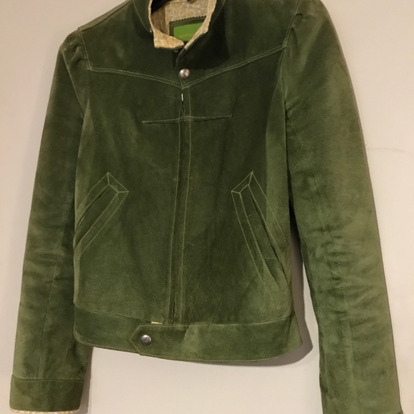 Jackets & Coats | Nwot Beautiful Green Suede Rapsodia Jacket | Poshmark